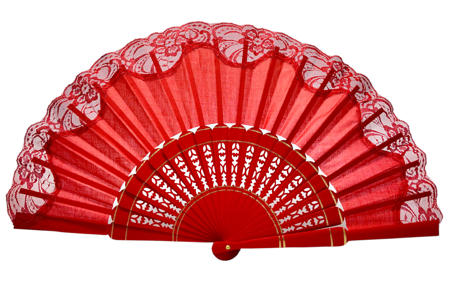 Fans for flamenco dancing 52 x 26 cm. | FlamencoExport