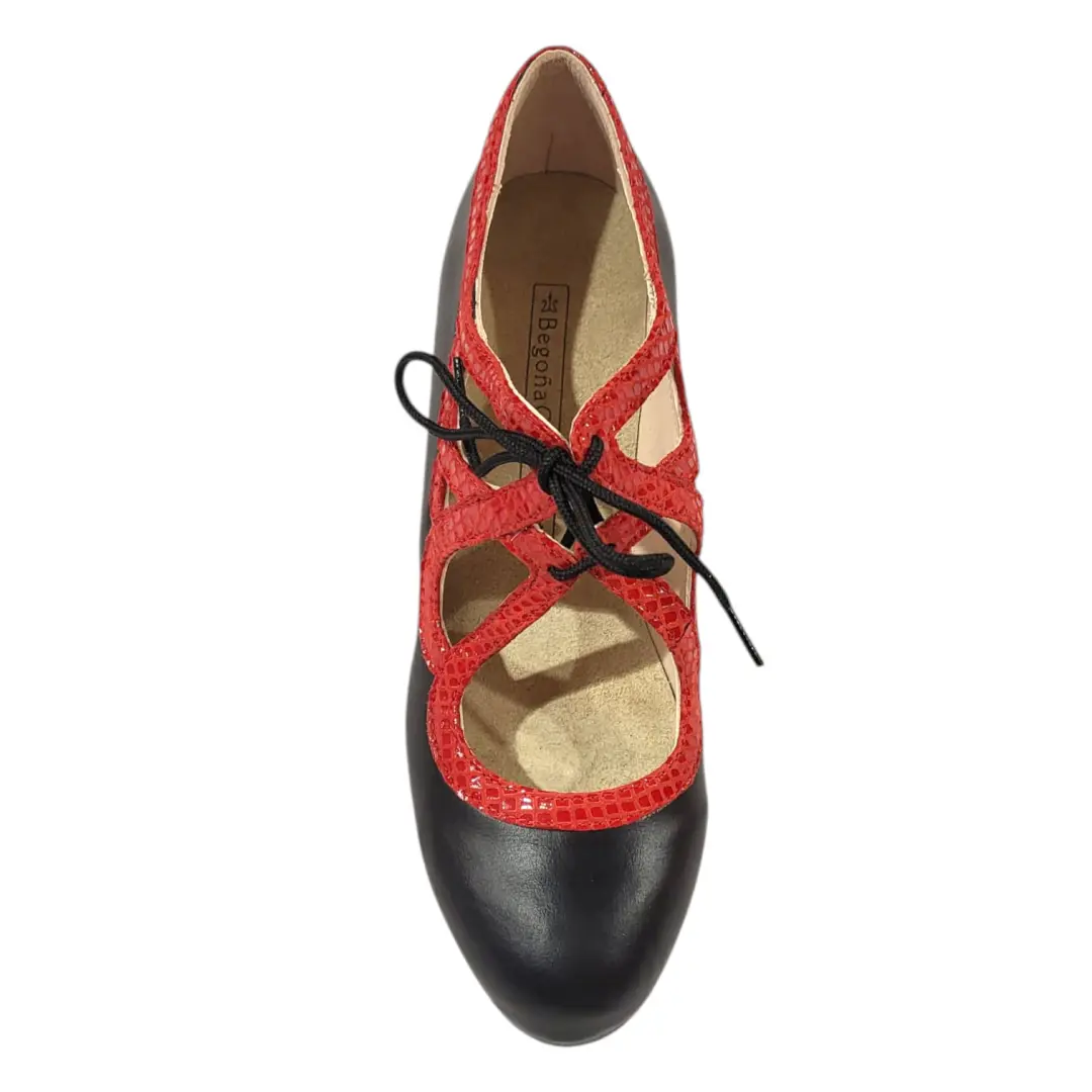 Zapato Flamenco Begoña Cervera. Jade | FlamencoExport